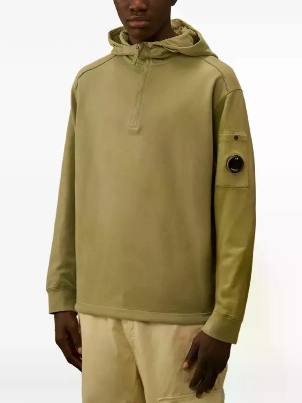 C.P. COMPANY Cotton Half-zip Hoodie