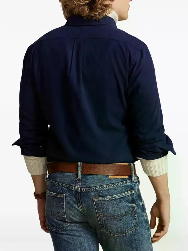 Polo Ralph Lauren Buttoned Logo Shirt - Blue