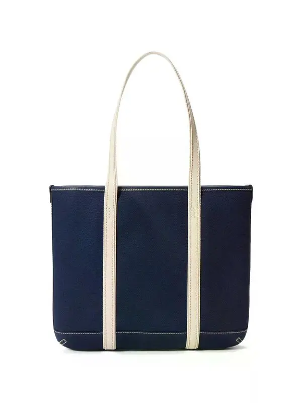 Polo Ralph Lauren Embroidered Logo Tote Bag - Blue