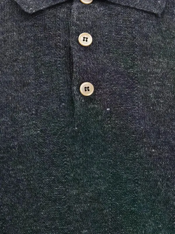 Brunello Cucinelli Button Short-sleeve Polo Shirt - Grey