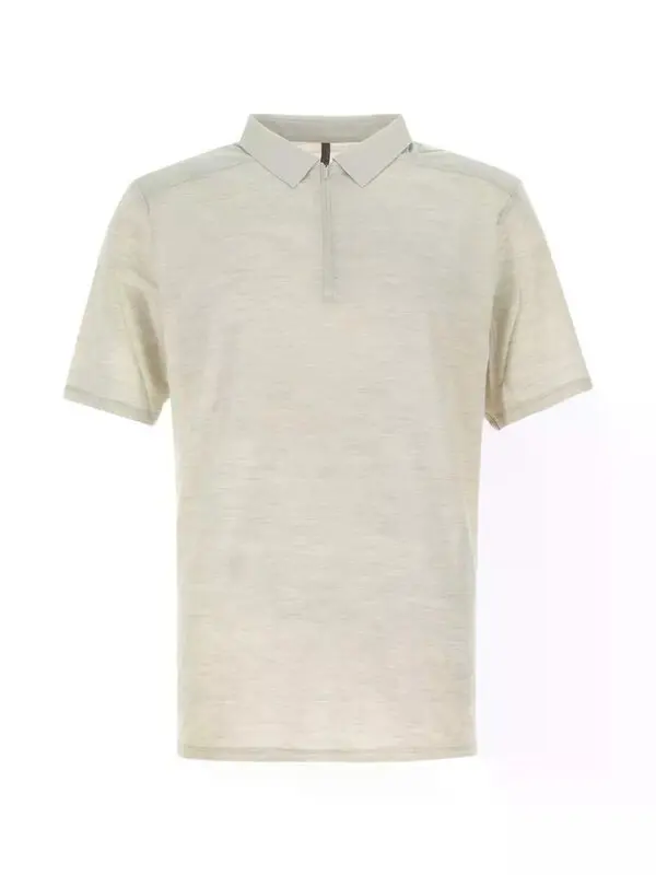 Veilance Heather Polo Shirt - Neutrals
