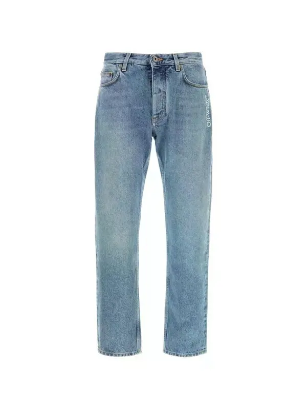Off-White Arrow Tapered Jeans - Blue
