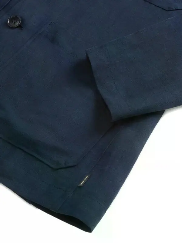 Woolrich Button Patch-pocket Blazer - Blue
