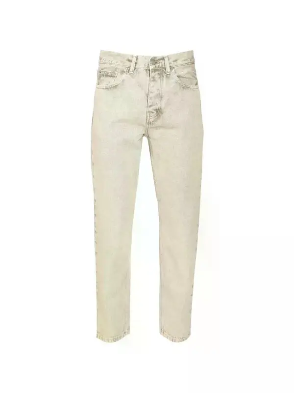 Carhartt Work In Progress Newel Jeans With Logo Patch