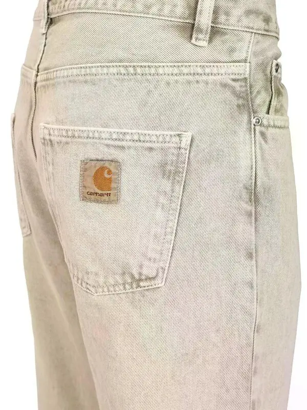 Carhartt Work In Progress Newel Jeans With Logo Patch
