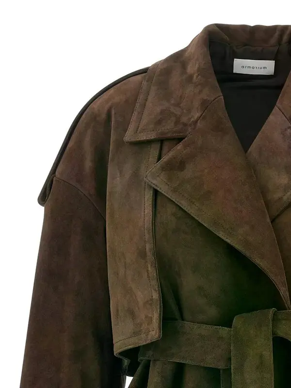 ARMARIUM Lapel Suede Jacket