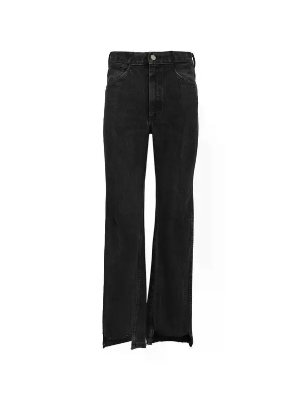 E.L.V. DENIM Audrey Asymmetric-hem Jeans