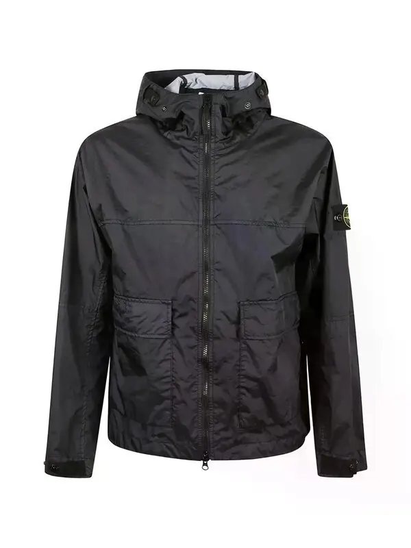 Stone Island Hooded Zip-up Jacket