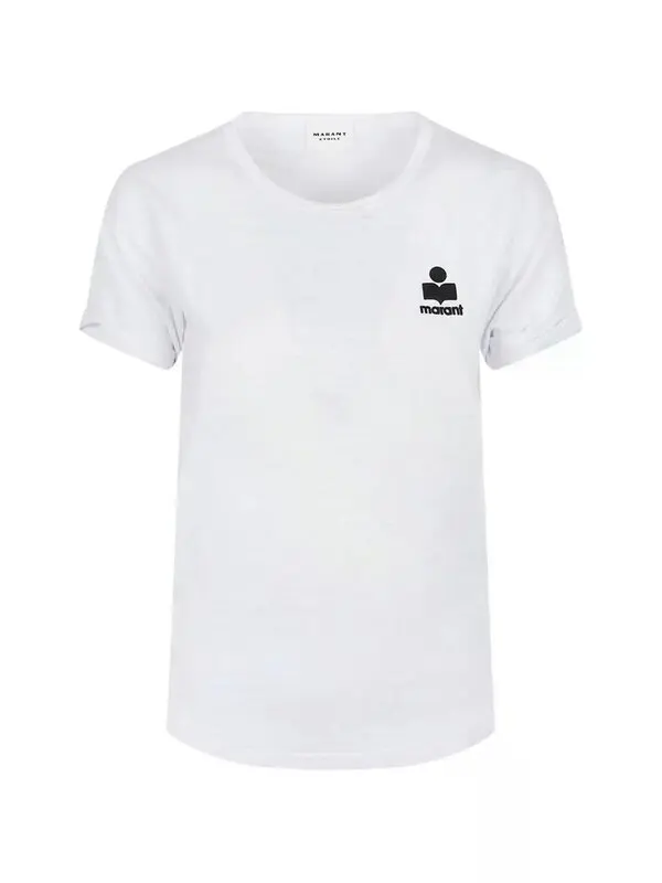 MARANT ETOILE Koldia Logo T-shirt - White