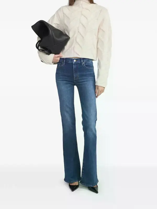 FRAME The Icon Flared Jeans - Blue