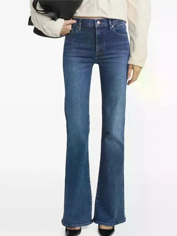 FRAME The Icon Flared Jeans - Blue