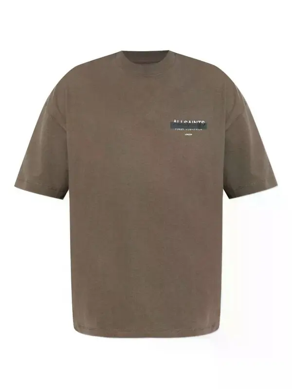 ALLSAINTS Logo-print T-shirt - Brown