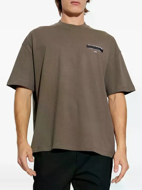 ALLSAINTS Logo-print T-shirt - Brown