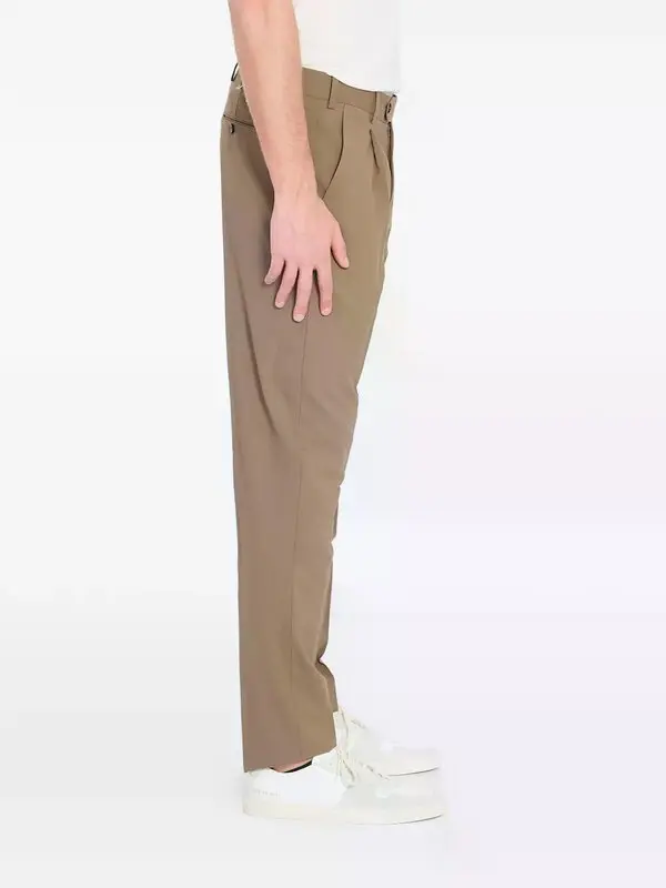 PT TORINO Pleated Virgin Wool Trousers