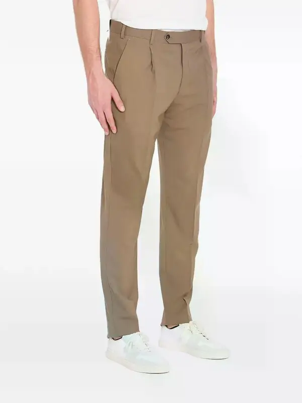PT TORINO Pleated Virgin Wool Trousers