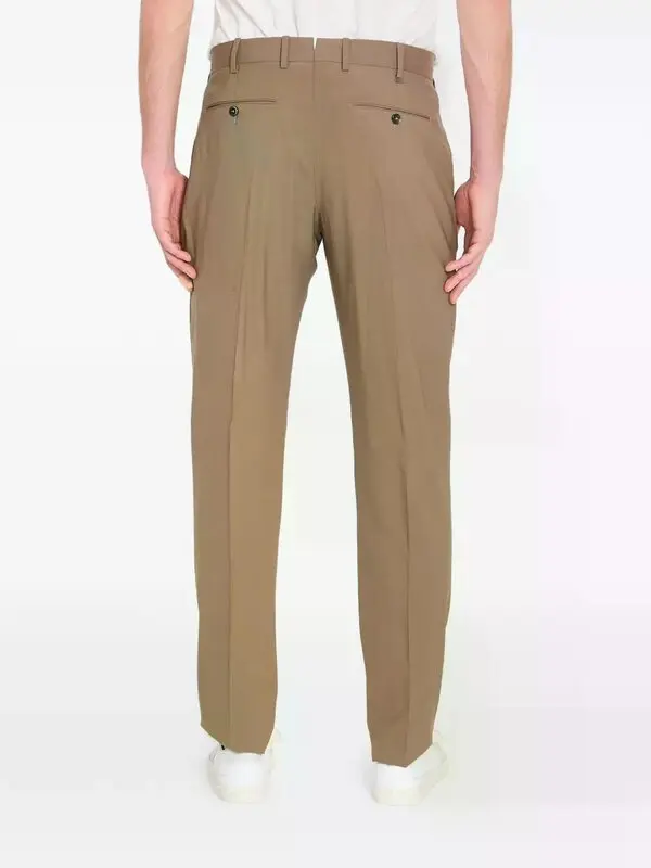 PT TORINO Pleated Virgin Wool Trousers