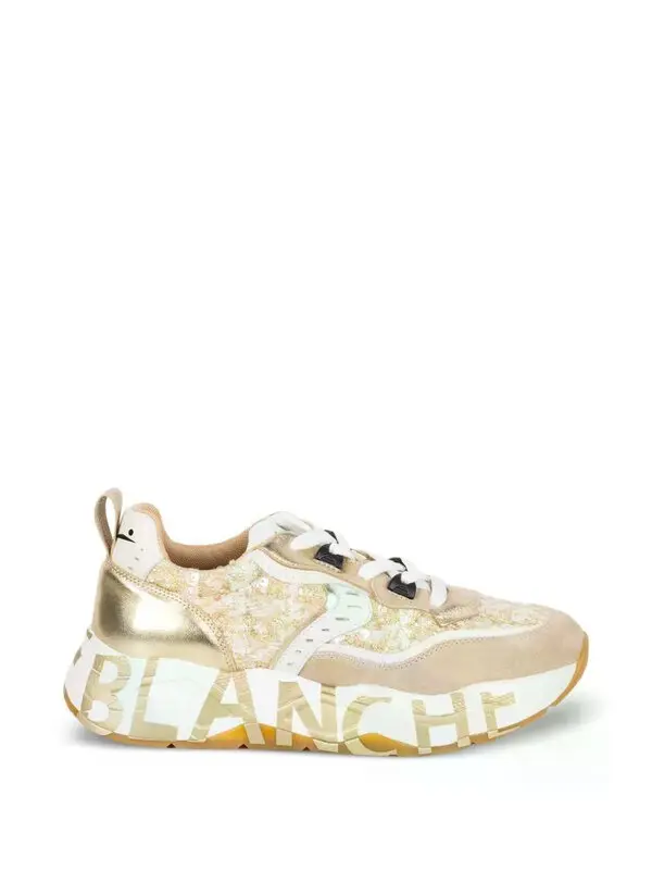 VOILE BLANCHE Club 105 Panelled Sneakers - Gold
