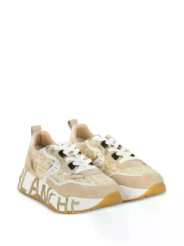 VOILE BLANCHE Club 105 Panelled Sneakers - Gold