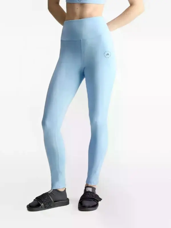 Adidas By Stella McCartney High-waisted Leggings - Blue