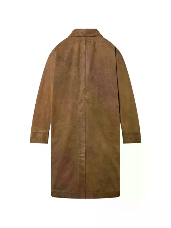 GOLDEN GOOSE Patch-pocket Trench Coat - Brown