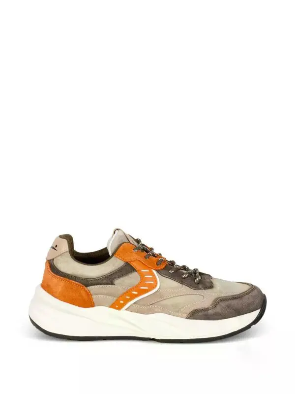 VOILE BLANCHE Suede Panelled Sneakers