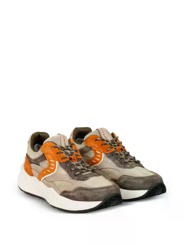 VOILE BLANCHE Suede Panelled Sneakers