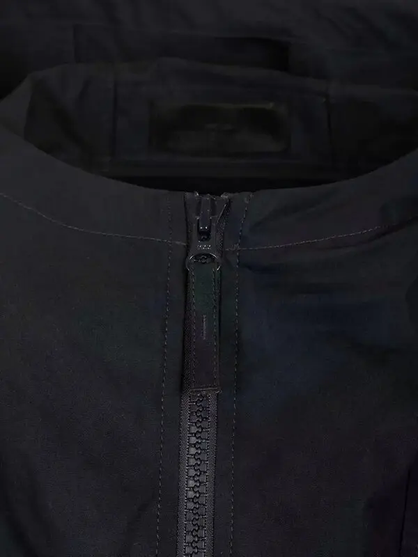 Stone Island Hooded Twill Cotton Jacket - Black