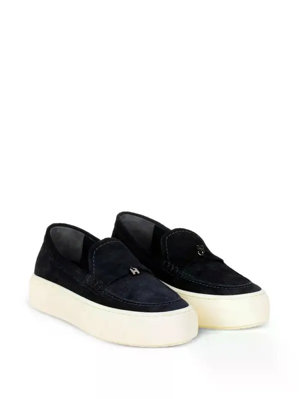 Hogan Penny Loafer Sandals - Blue