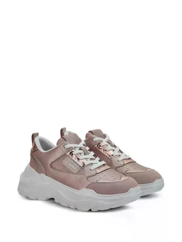 Versace Logo Perforated Sneakers