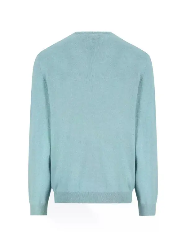 Loro Piana Sergio Ribbed Crew-neck Sweater - Blue