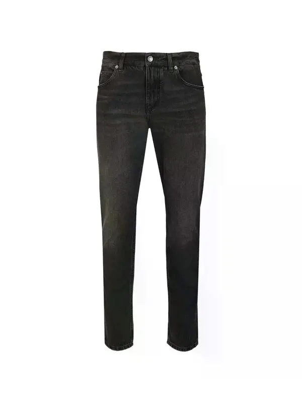 Dolce & Gabbana Logo-plaque Jeans - Black