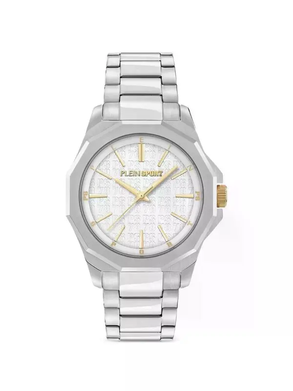 PLEIN SPORT Stainless Steel Onyx 42mm Watch - White