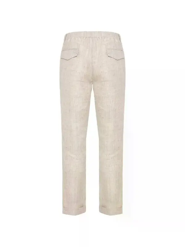 BARBA NAPOLI Drawstring Trousers - Neutrals