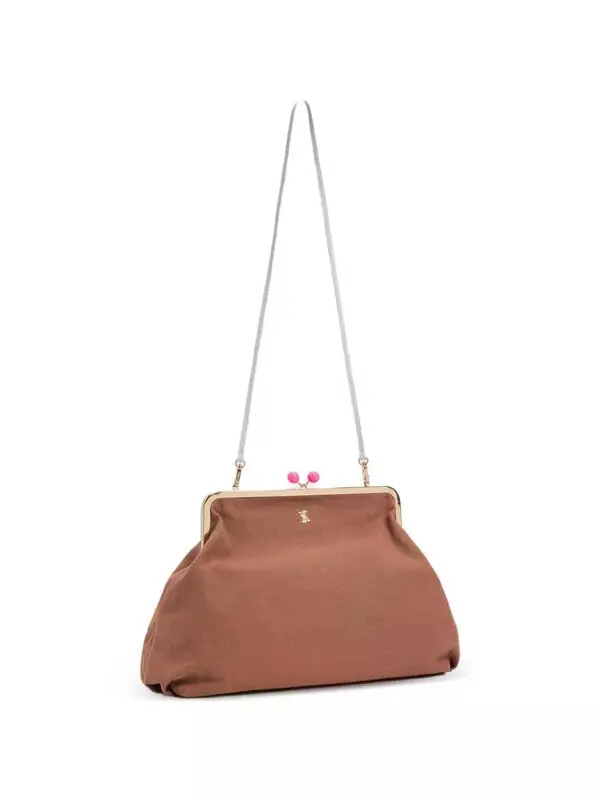 TWINSET Maxi Canvas Clutch Bag