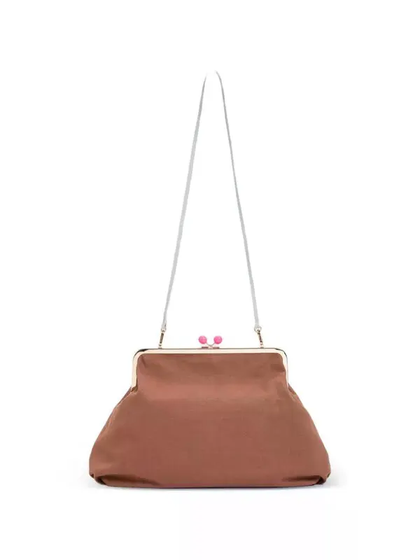 TWINSET Maxi Canvas Clutch Bag
