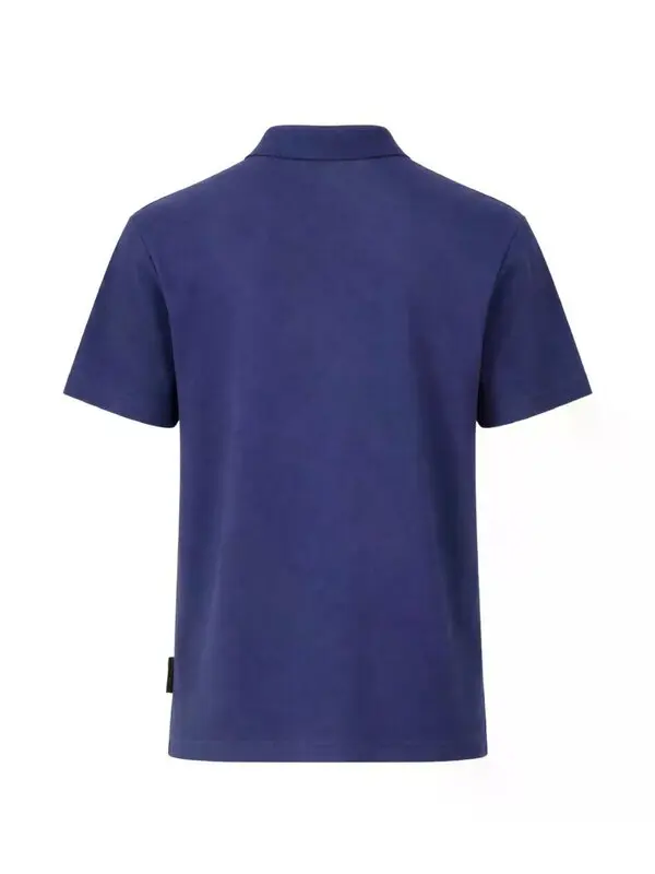 Just Cavalli Jc Monogram Embroidery Polo Shirt - Blue
