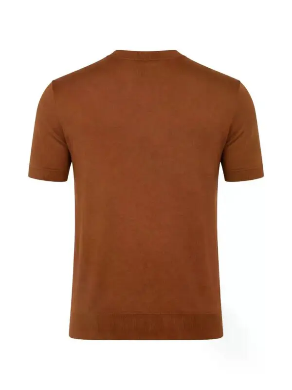 Zegna Short-sleeve T-shirt - Brown