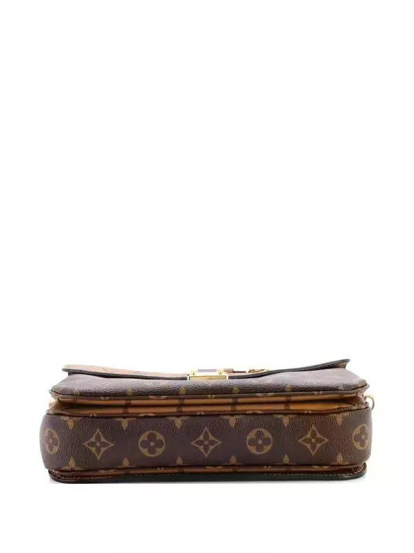 LOUIS VUITTON Pochette Metis Reverse Monogram Canvas Crossbody Bag - Brown