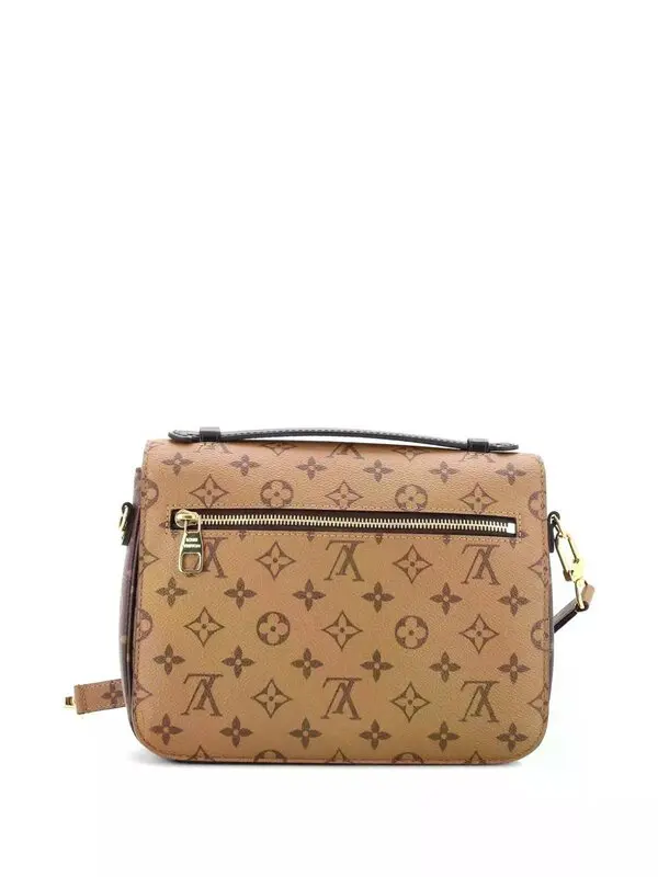 LOUIS VUITTON Pochette Metis Reverse Monogram Canvas Crossbody Bag - Brown