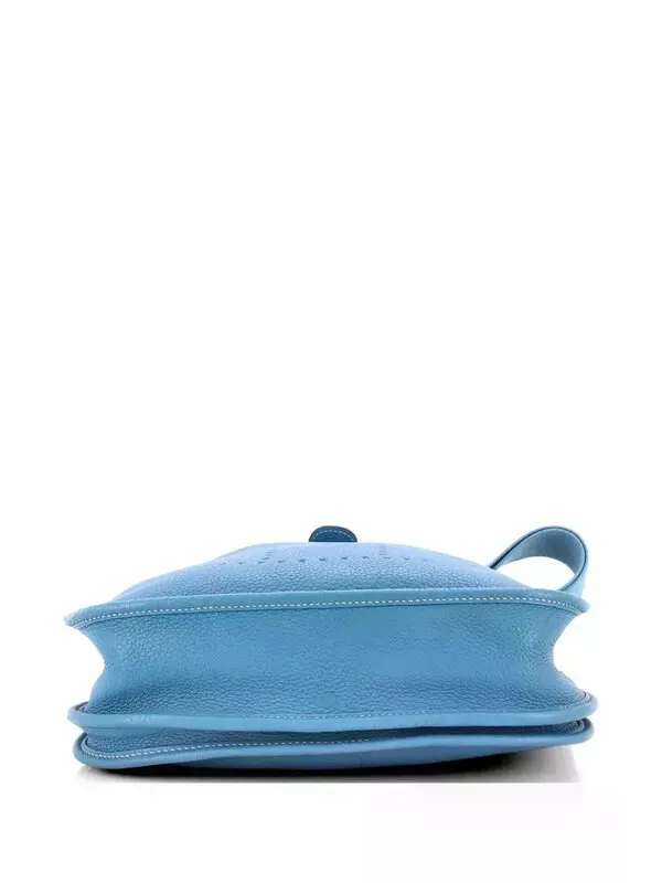 Hermès Evelyne Gen Iii Clemence Pm Crossbody Bag - Blue