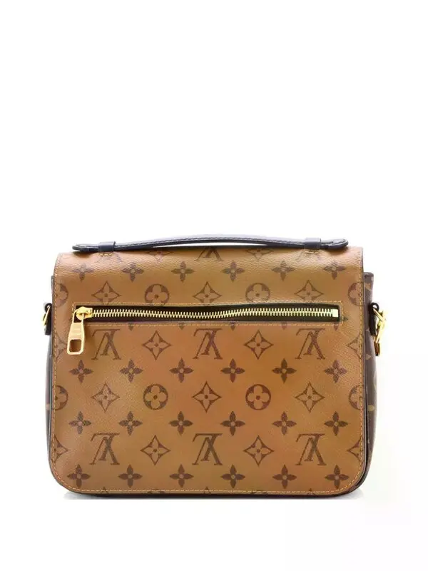 LOUIS VUITTON Pochette Metis Reverse Monogram Canvas Crossbody Bag - Brown