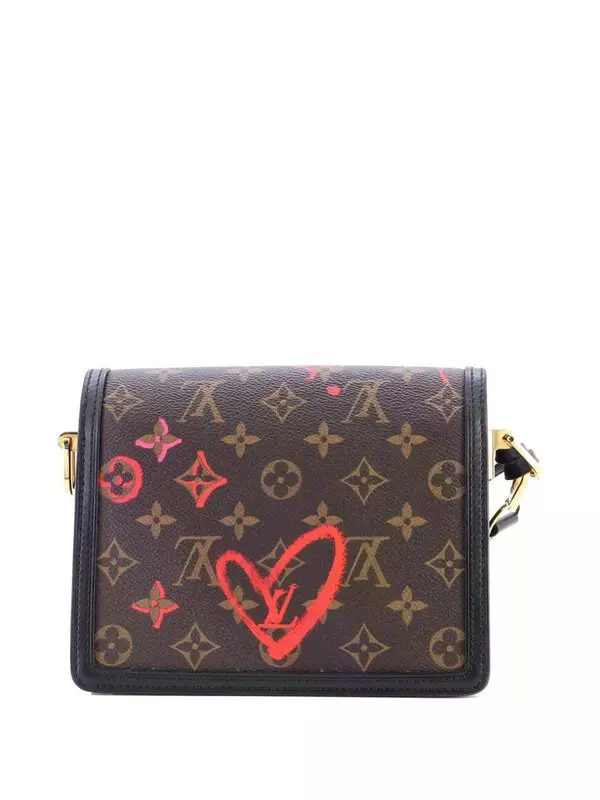 LOUIS VUITTON Dauphine Limited Edition Fall In Love Shoulder Bag - Brown