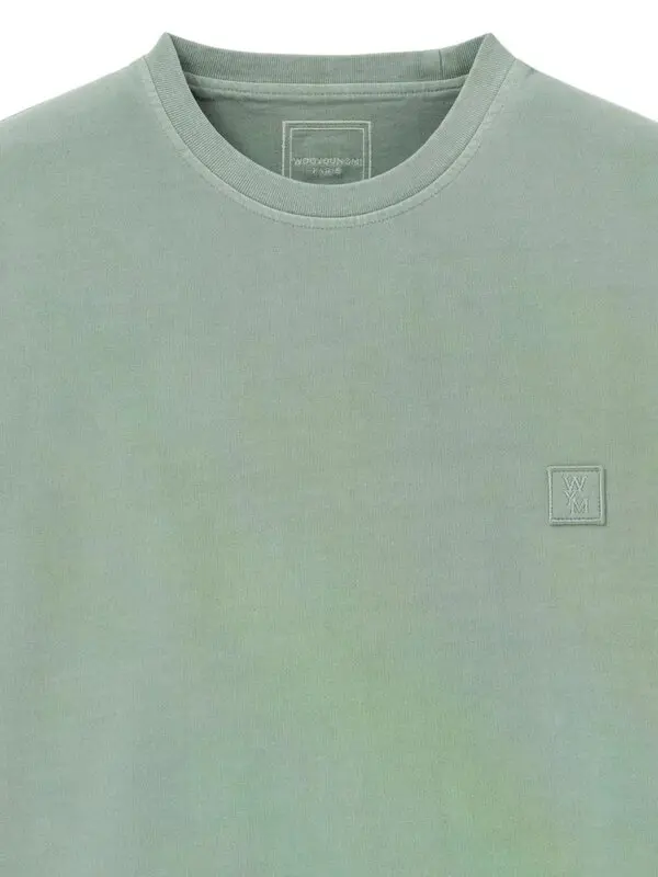 WOOYOUNGMI Square Logo T-shirt - Green