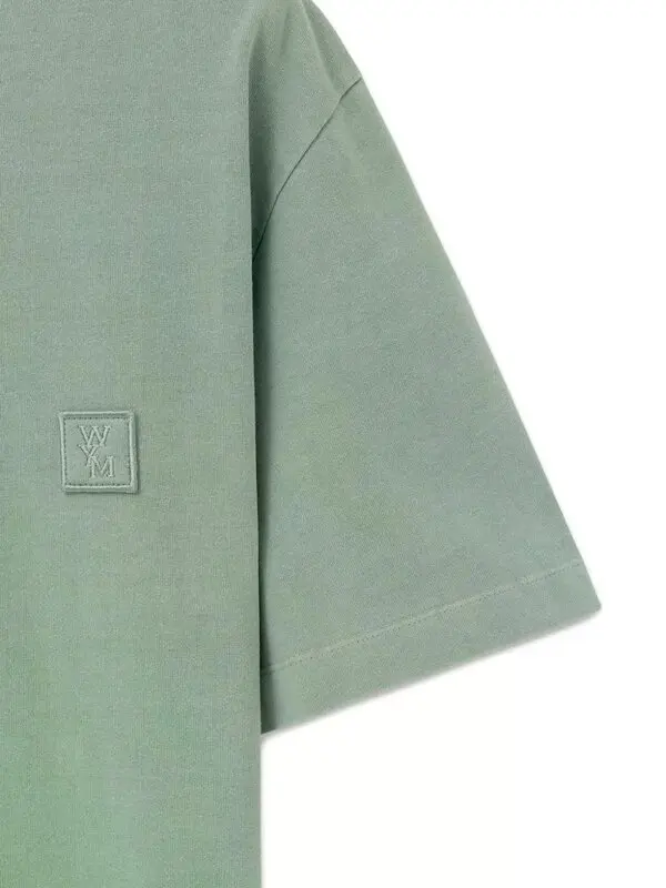 WOOYOUNGMI Square Logo T-shirt - Green