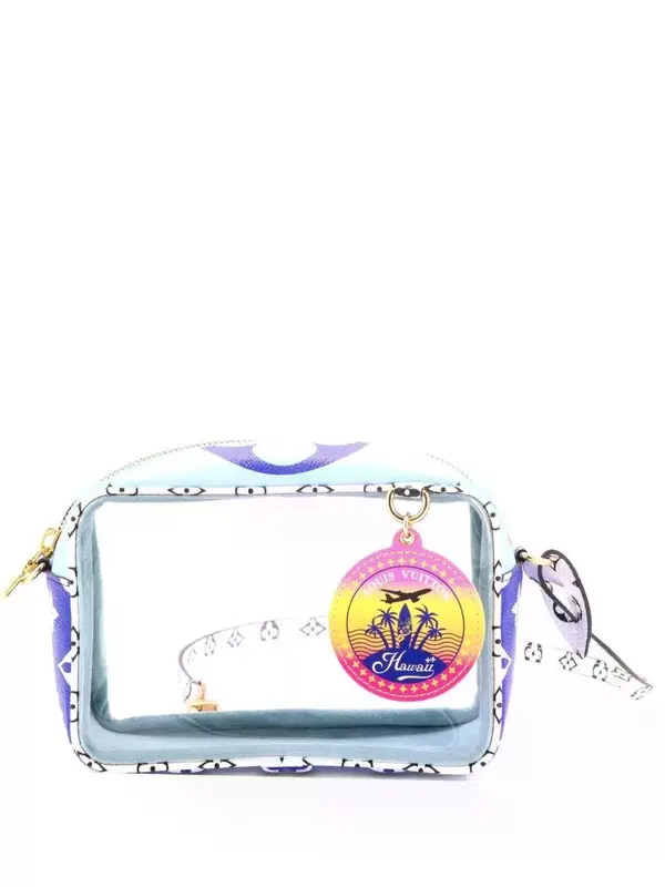 LOUIS VUITTON Beach Pouch Limited Edition Cities Monogram Giant - Blue