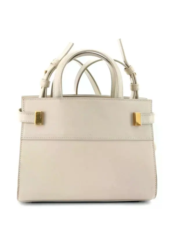 Saint Laurent Manhattan Nano Leather Shoulder Bag - White