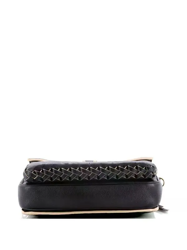 LOUIS VUITTON Pochette Metis Monogram Empreinte Leather Crossbody Bag Braided Handle