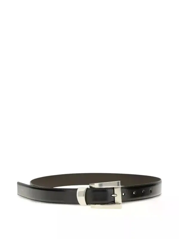 Versace Leather Belt - Black