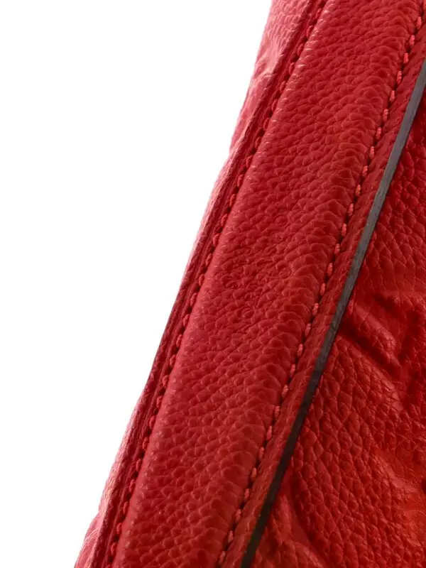 LOUIS VUITTON Pochette Metis Monogram Empreinte Leather Crossbody Bag - Red