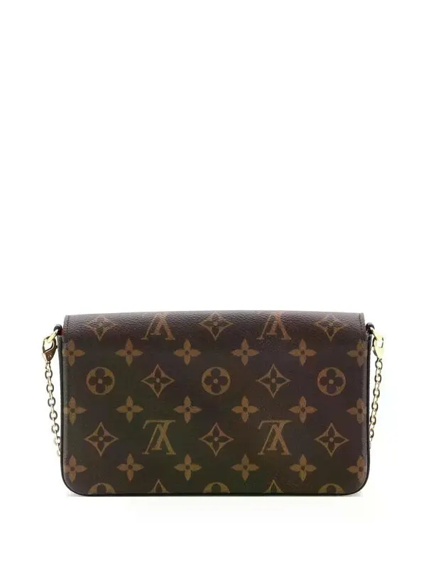 LOUIS VUITTON Felicie Pochette Monogram Canvas - Brown